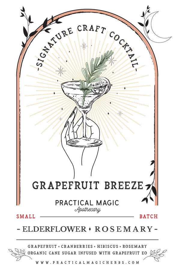 Grapefruit Breeze Elderflower + Rosemary - 32oz Craft Cocktail Kit ...